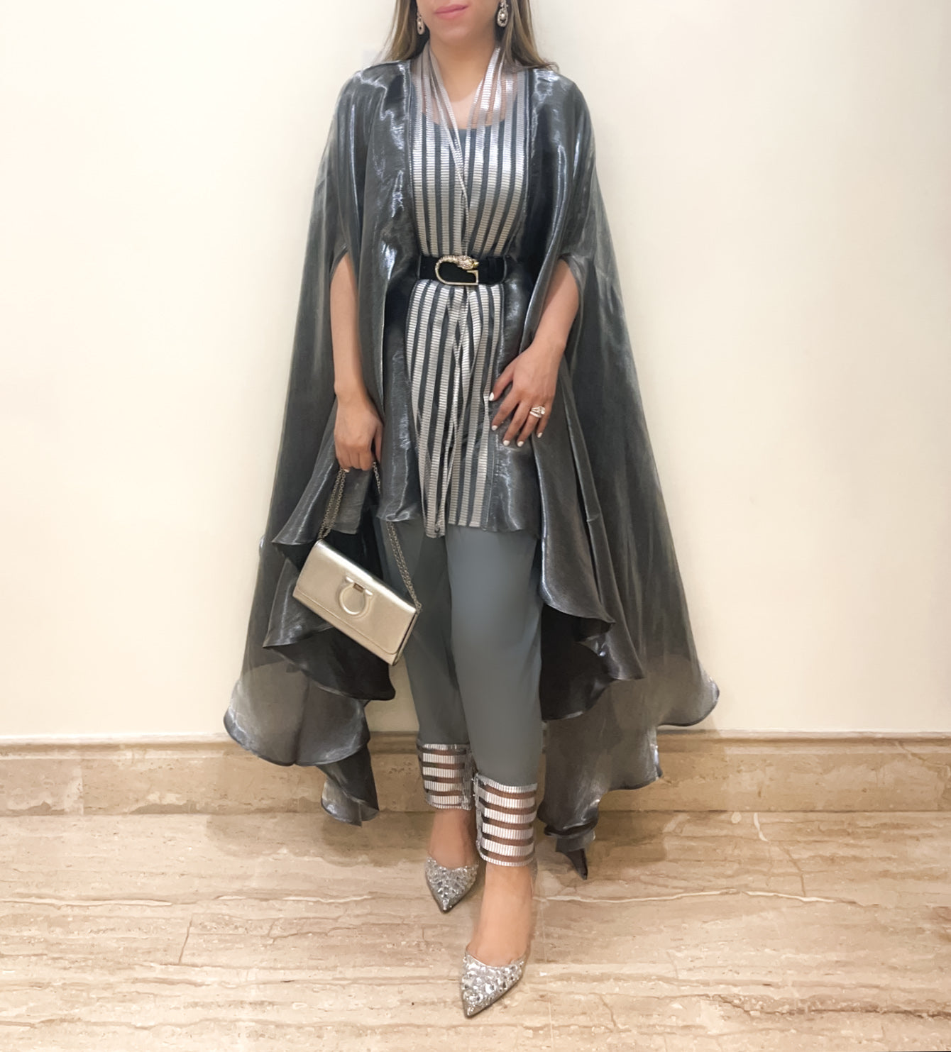 Metallic Drape Jumpsuit – TPS Clothing