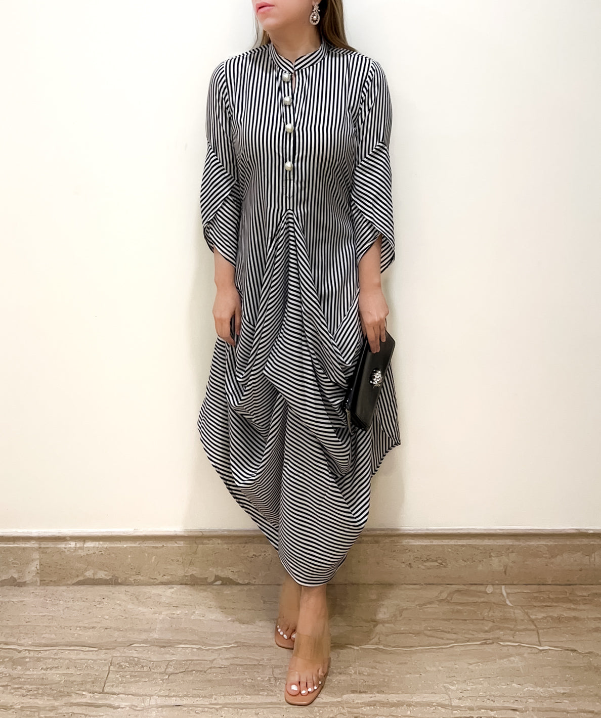 Stripes Drape Tunic – TPS Clothing